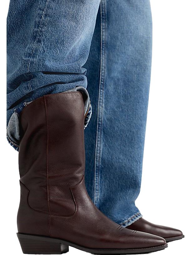 HUDSON JEANS jodie high rise loose wide leg jeans in walnut